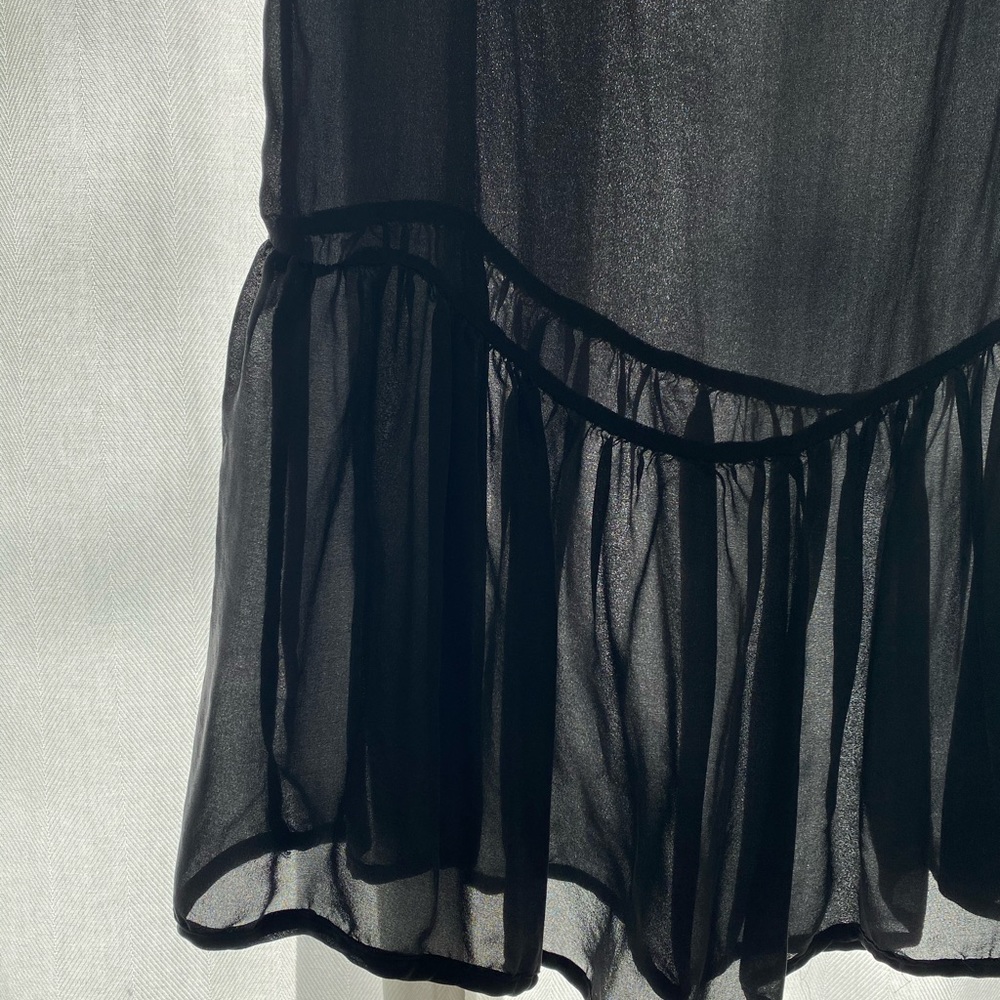 Drop Waist Raw Silk Dress - Gem